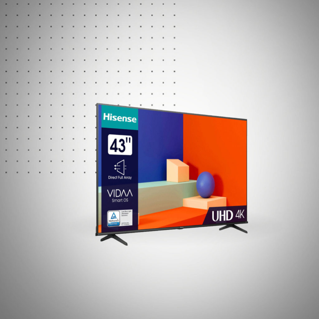 Tv HISENSE 43'' Smart A6K UHD 4K - Expérience Visuelle et Intelligente