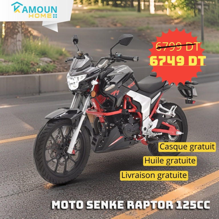 Moto Senke Raptor 125 au meilleur prix en tunisie | Kamoun Home